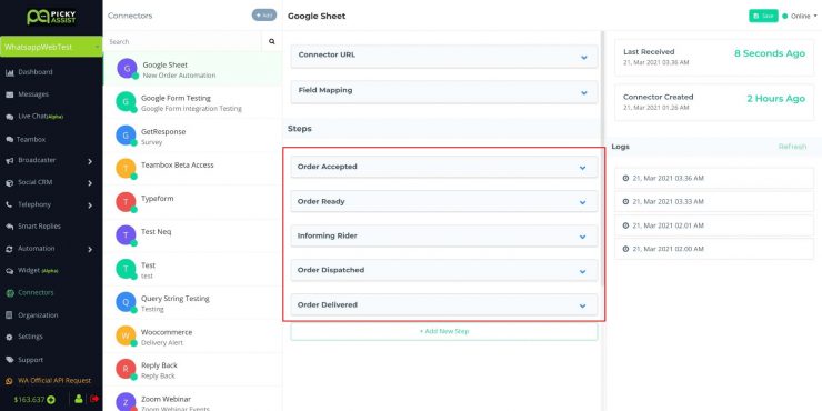 WhatsApp Integration with Google Sheets - Picky Assist Official Blog