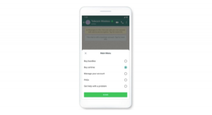 WhatsApp List Message with One-Click Reply Buttons