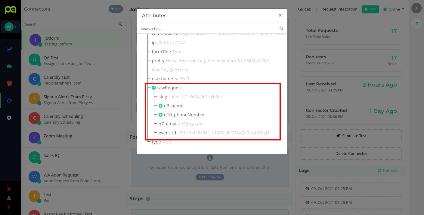 WhatsApp Integration into Jotform - Picky Assist Official Blog